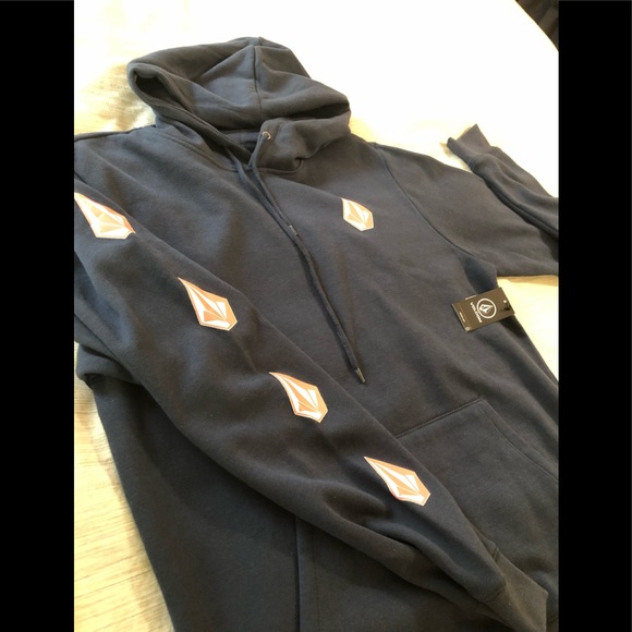 Volcom | Shirts | Volcom 2 Sickly Stones Hoodie Pulloverindigo | Poshmark